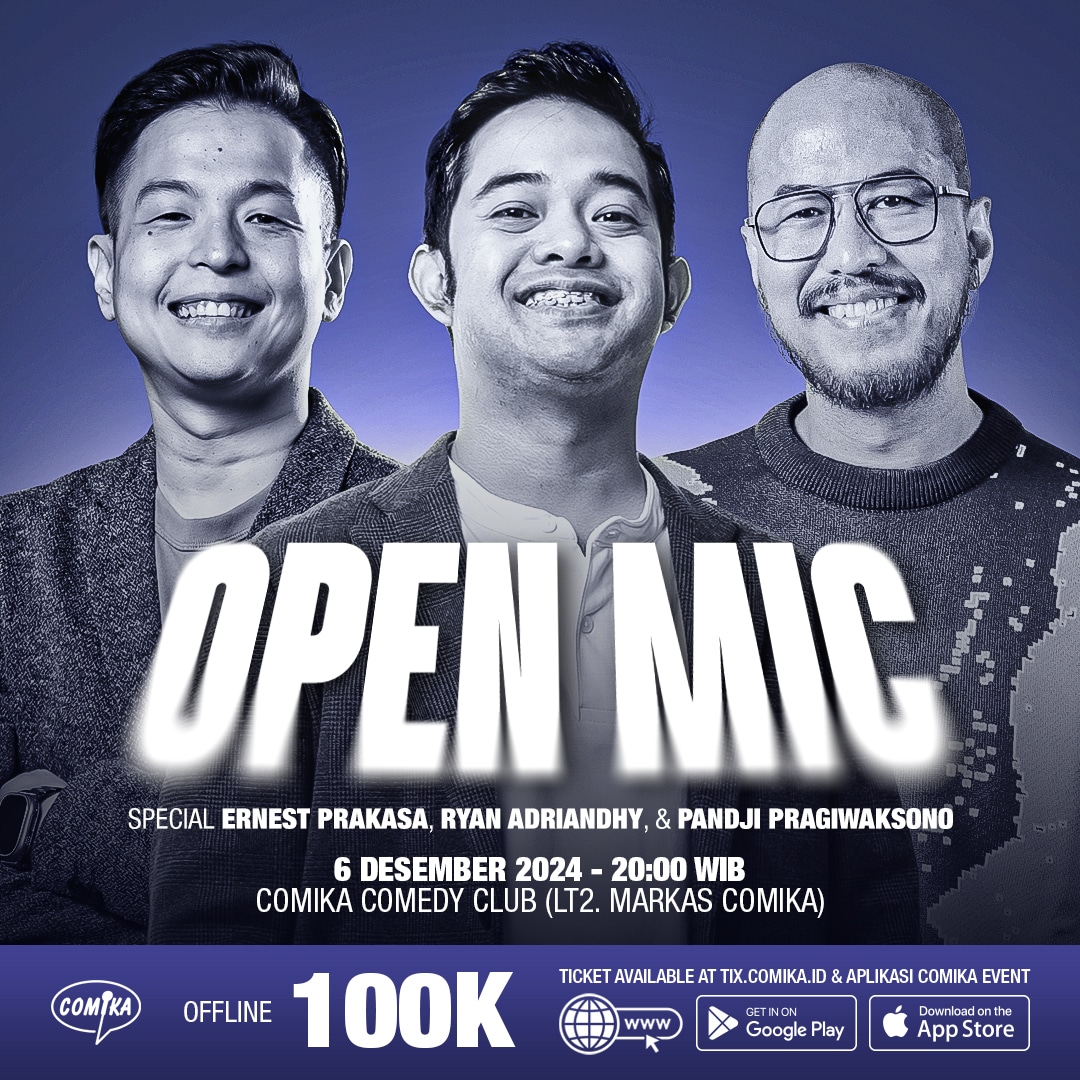 Stand-Up Comedy Digital Download – Sandang, Pangan, Papan, & Lawakan