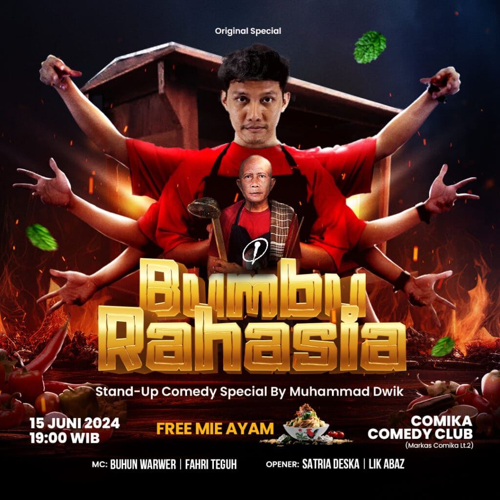 Stand-Up Comedy Digital Download – Sandang, Pangan, Papan, & Lawakan
