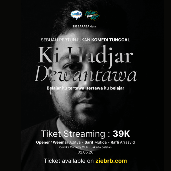 Stand-Up Comedy Digital Download – Sandang, Pangan, Papan, & Lawakan